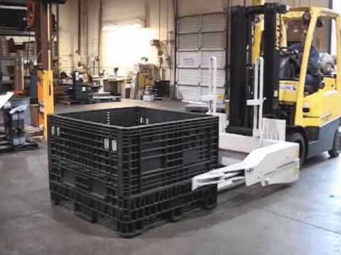 Features and Benefits of Forklift Bin Tipper Attachments
